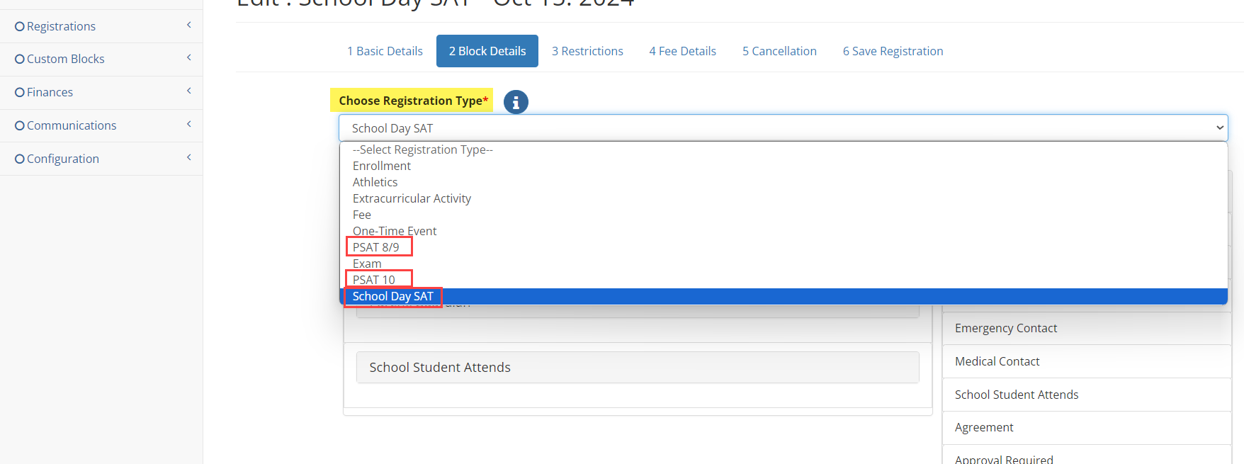 SAT Suite Registrations – Total Registration Support