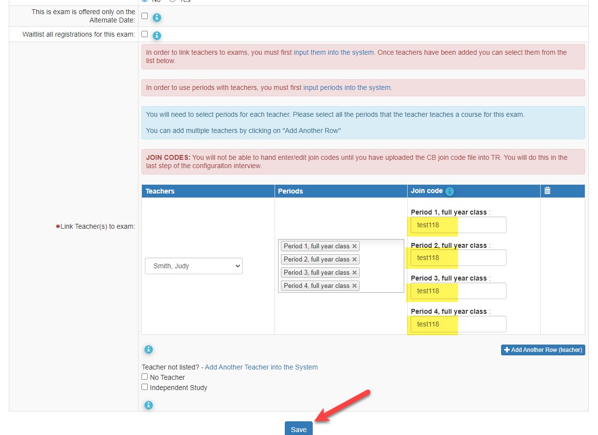 No Join Code Due to Teacher Not Completing AP Course Audit – Total ...